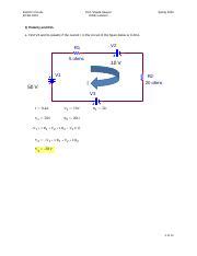 HW Solution Pdf Electric Circuits ECSE Prof Shayla Sawyer HW Solution Spring