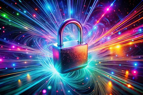 Unbreakable Data Security Quantum Encryption For A Secure Digital Future Stock Illustration
