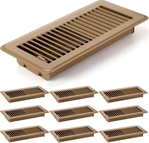 Yaocom 10 Pcs 18 Inch Baseboard Register Duct Opening Size Vent
