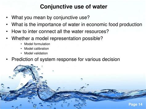 Ppt Conjunctive Use Of Surface And Ground Water For The Economic Food