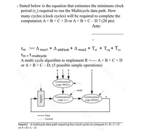 Solved 1 Stated Below Is The Equation That Estimates The Chegg Com