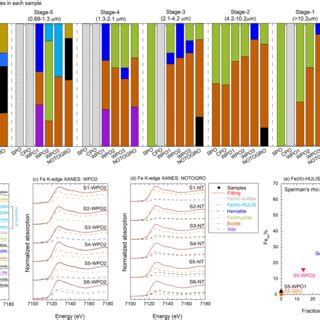 A Fraction Of Fe Species In Each Sample Determined By Fe K Edge XANES Download Scientific