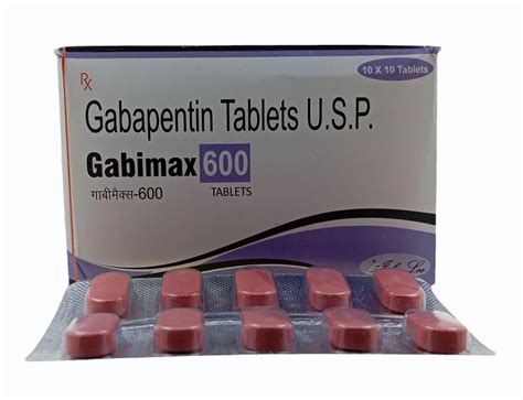 600mg Gabimax Gabapentin Tablets At Rs 1000 Box Gabapentin Tablet In Valsad Id 2855210195048