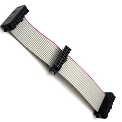 Led Flexibe Flat Ribbon Cable 16pin 127mm Pitch With Idc 254mm Pitch Connector Female To Female