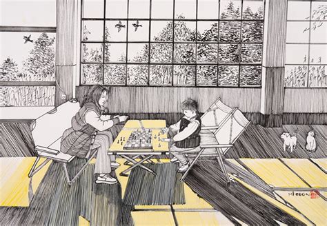 섬세한 선묘 드로잉과 실감 미디어를 넘나드는 예술적 확장 이미선 개인전 《치유의 정원에서 커피 한 잔 하실래요》