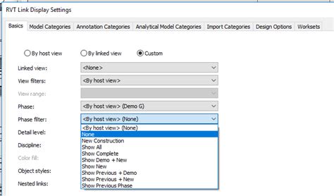 Solved Phase Mapping And Visibility Of Linked Model Autodesk Community