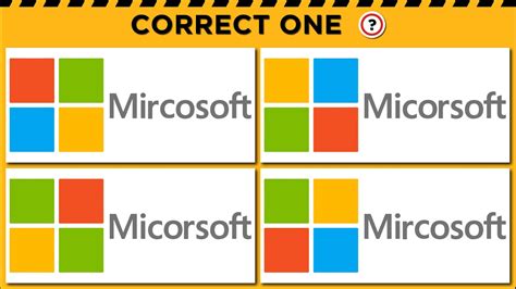 Guess Microsoft Logo Spot Microsoft Logo Microsoft Correct Logo