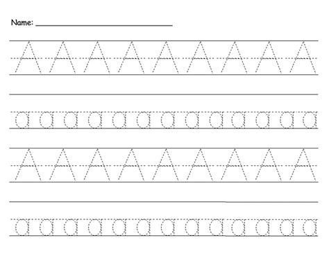Traceable Upper And Lowercase Alphabet Learning Printable