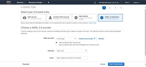 configure aws as sp and wordpress as idp aws sso