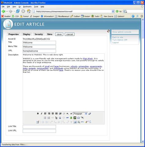 Webgui Works Wonders For Church Web Site