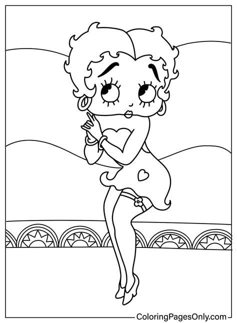 30 Betty Boop Coloring Pages Free Printable Pdf And Online Coloring