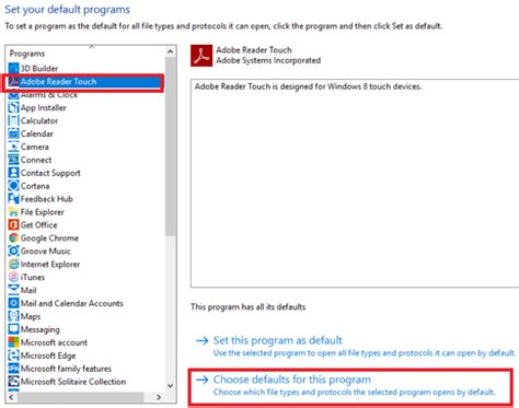 How To Set Adobe Reader As The Default PDF Viewer In Windows 10