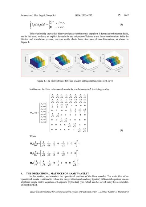 Haar Wavelet Method For Solving Coupled System Of Fractional Order Partial Differential