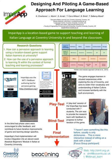 Designing And Piloting A Game Based Approach For Language Learning Pdf