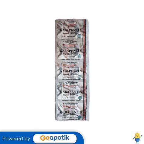 Jual Gabapentin Nulab 100 Mg Strip 10 Kapsul Di Seller Apotek Sumber