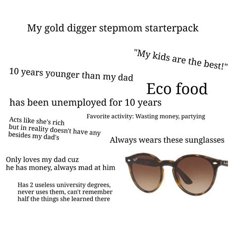 My Gold Digger Stepmom Rstarterpacks