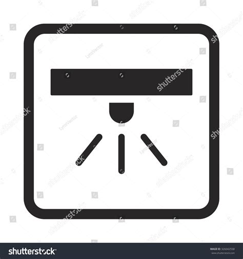 Alarm Button Icon Stock Vector Royalty Free 326042558 Shutterstock