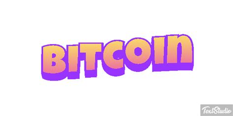 Bitcoin Word Animated  Logo Designs