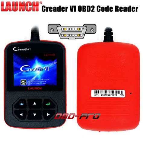 Launch Creader VI Engine ECU Fault Code Reader Erase Scan Diagnostic DIY Tool Support OBD And