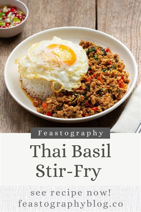 Authentic Thai Basil Stir Fry Pad Krapow Thai Recipes Authentic