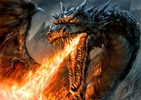Fire Breathing Dragon 2013 Мужские татуировки Мифологические