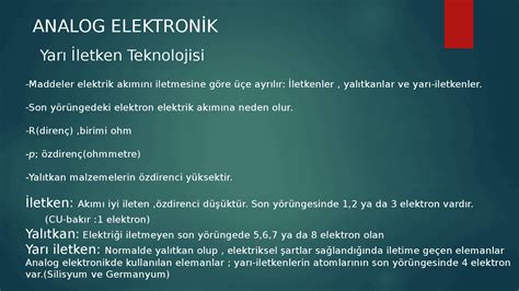 Analog Electronic Power Point Slide Docsity