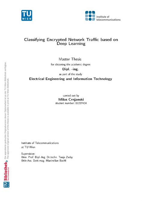 Pdf Classifying Encrypted Network Traffic Based On Deep Learning