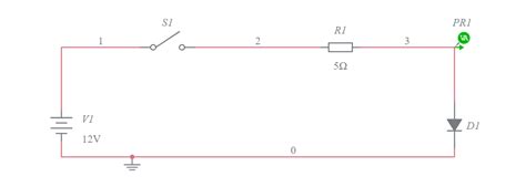 Diode Voltage Drop Multisim Live