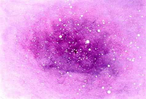 추상 수채화 배경 별과 깊은 푸른 밤 하늘 핑크와 보라색 색상 손으로 그린 그림 은하 회화 우주 질감 점성술 테마 아름답고 낭만적 인 공간 겨울에 대한 스톡 사진 및 기타