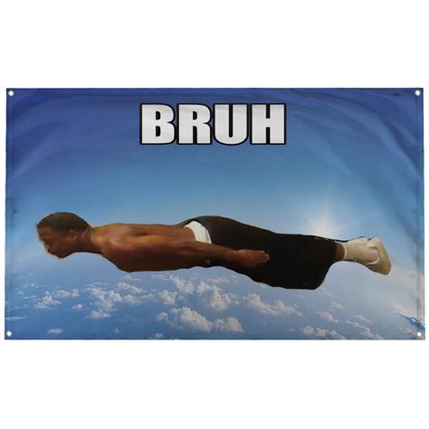 Buy Banger S Bruh Flying Midget Man Funny Meme Bruh With Guy Flying