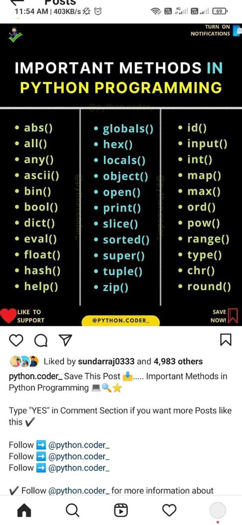Learnwithlearners Important Mathods In Pythons Programming Facebook