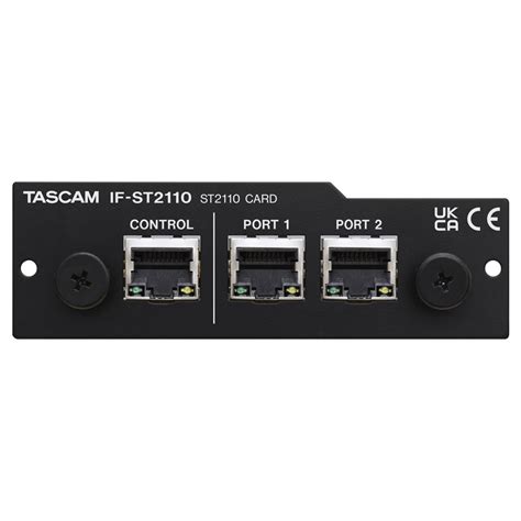 If St2110 Smpte St2110 Expansion Card Tascam United States