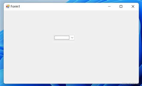 C应用程序界面开发基础——窗体控制（4）——选择类控件（有部分地方没明白）c 下拉框 Csdn博客