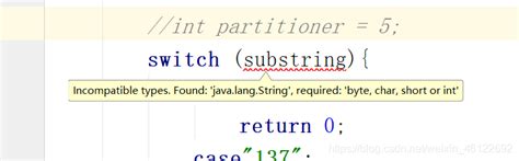 Idea中字符串类型switch问题：设置语言级别解决编译错误 Csdn博客