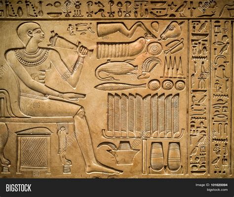 Ancient Egyptian Hieroglyph Image And Photo Bigstock