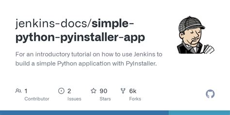 Github Jenkins Docssimple Python Pyinstaller App For An