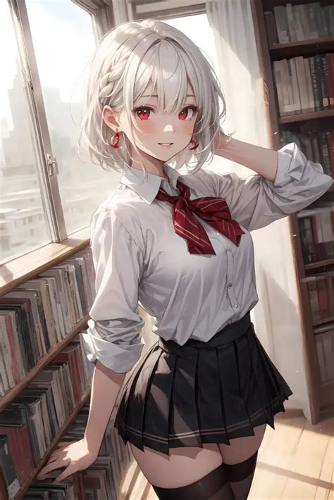 School Girl Ai Art Pixai