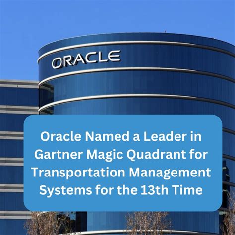 Oracle Tms Cloud Software Gartner Named Oracle As A Leader Oracle Tms Cloud Software Gartner Named Oracle As A Leader