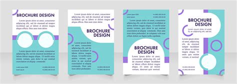 살롱 프로모션 빈 브로셔 레이아웃 디자인 고객 유치 텍스트에 대한 빈 복사 공간이 있는 세로 포스터 템플릿 집합입니다 미리 만들어진 기업 보고서 수집 편집 가능한 전단지