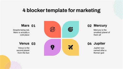 4 Blocker Template For Marketing Presentation 4 Blocker Template For Marketing Presentation