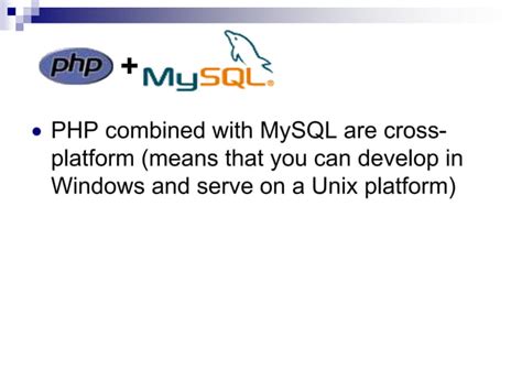 Php And Mysqlppt