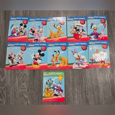 Disney Toys Disney Mickey Mouse Clubhouse Sight Words Book Set