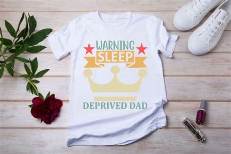 Warning Sleep Deprived Dad Graphic By Sht Merch Graphics Creative Fabrica