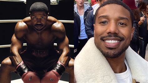 Michael B Jordan Shares Jacked Physique Update For Boxing Movie Creed