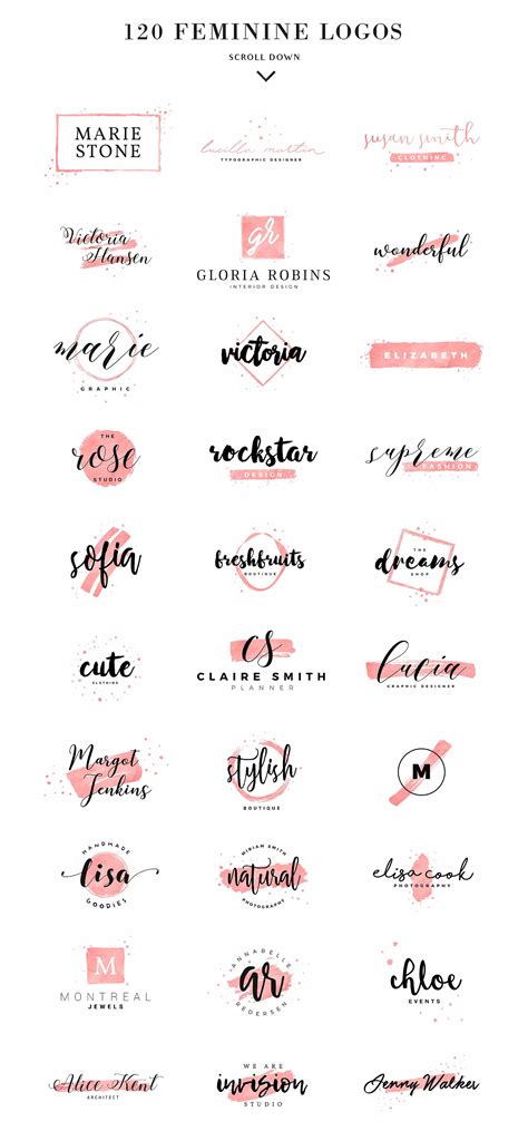 Girly Logos