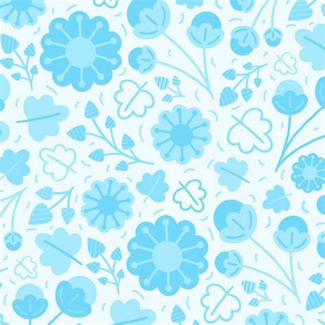 Free Vector Hand Drawn Monochromatic Pattern