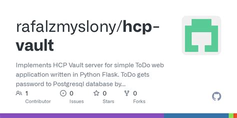 Github Rafalzmyslonyhcp Vault Implements Hcp Vault Server For