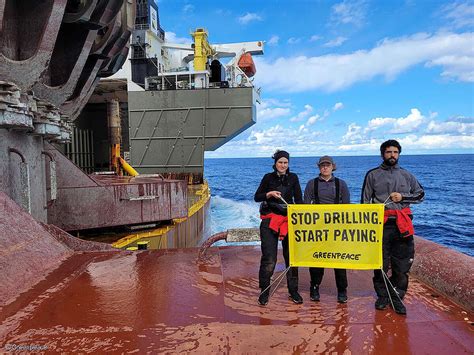 Greenpeace Activists Have Boarded And Occupied A Shell Platform En