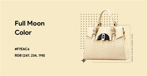 Full Moon Color Hex Code Is F7eac6