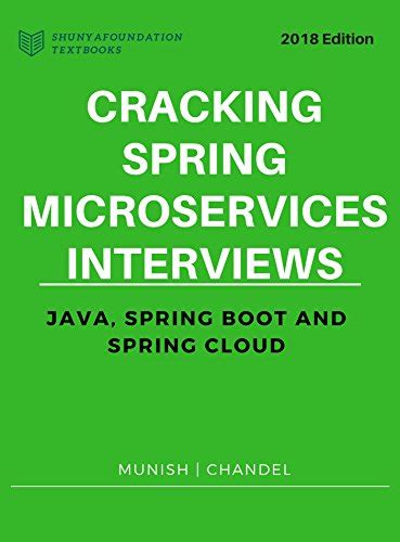 cracking spring microservices interviews a quick handbook for java